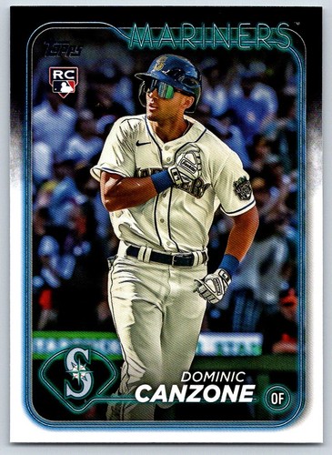 2024 Topps Series 1 DOMINIC CANZONE #195 Seattle Mariners Rookie RC | eBay