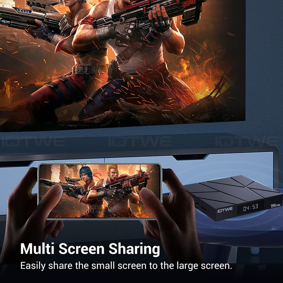 8K Upgraded T95W Smart Android 13.0 TV Box Quad Core WIFI HD Stream Player 100M | eBay