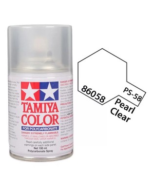Tamiya PS-58 Pearl Clear Spray Paint - 100ml Spray Can | eBay