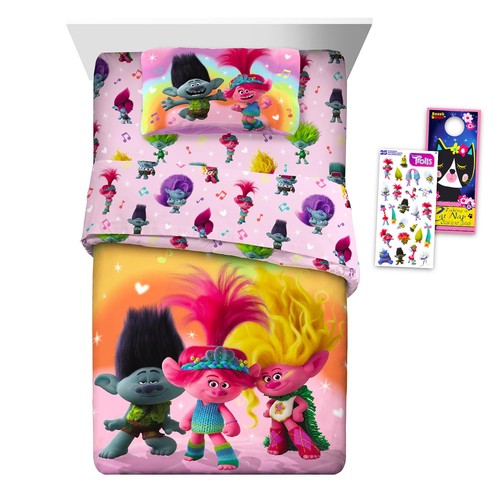 Trolls Bedspread Twin Set for Kids - Bundle with Poppy Quilted ...
