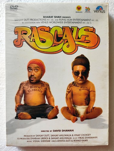 Rascals DVD Bollywood Movie DVD Ajay Devgan Sanjay Dutt Kangana Ranaut ...