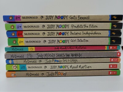 Lot of 9 Judy Moody Series Books #1 - 4 6 8 9 12 mini PB series lot ...