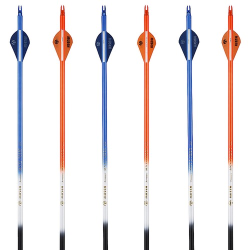 12pcs musen Carbon Arrows 32 Inches Spine340/400/500 for Recurve ...