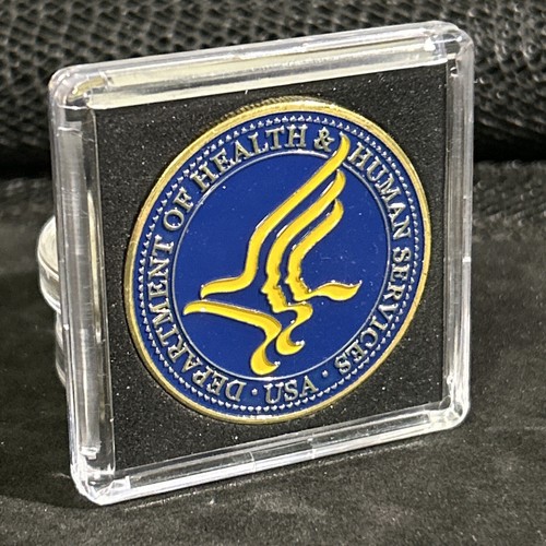 US DEPARTMENT OF HEALTH & HUMAN SERVICES DOHHS-Challenge Coin w Case | eBay
