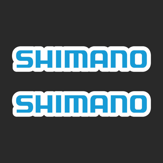 Shimano Logo Decal Sticker 200mm X 45mm BMX Fishing Reel Bicycle ...