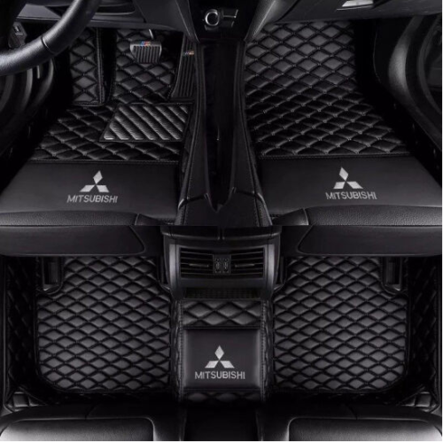 Car Floor Mats For Mitsubishi Outlander Front&Rear Cargo Liner Custom ...