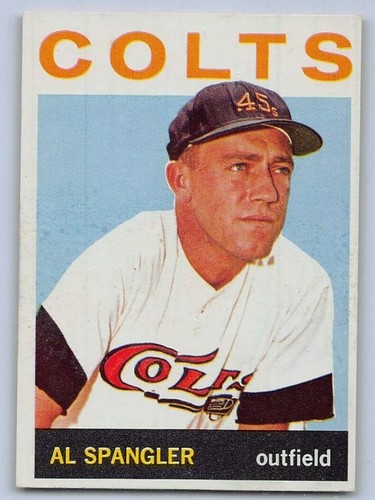 1964 AL SPANGLER - Topps Baseball Card # 406 - HOUSTON COLT 45'S ...