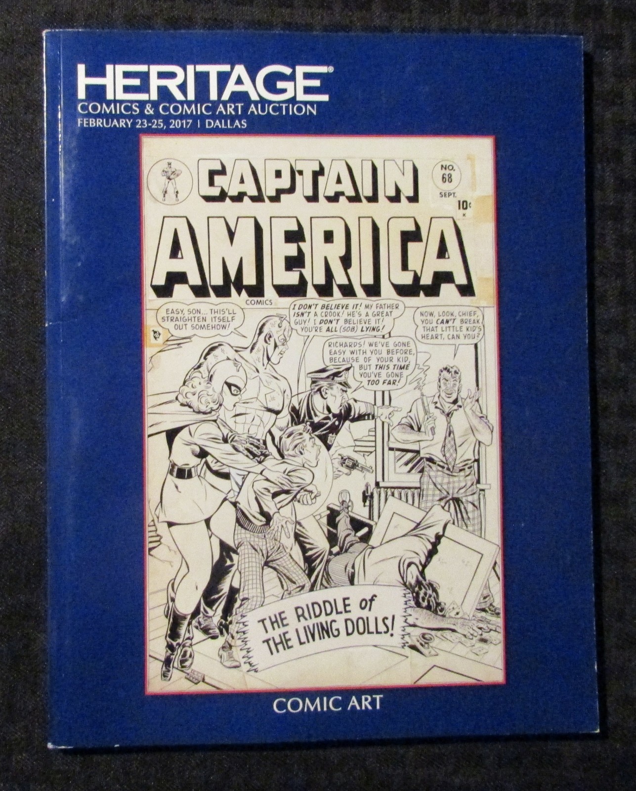 2017 Feb 23-25 HERITAGE Comics & Comic Art Auction Catalog VF- 7.5 ...