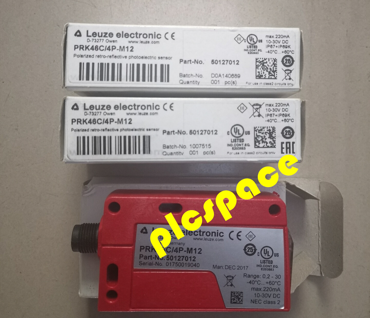 LEUZE PRK46C/4P-M12 50127012 brand new sensor Express DHL or FedEx | eBay