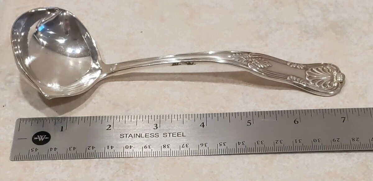The Sheffield Silver Company 7" Sauce Ladle Silverplate Italy Kings Pattern | eBay