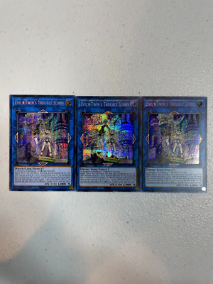 yugioh evil twin's trouble sunny 3x prismatic secret rare mp22-en216 ...