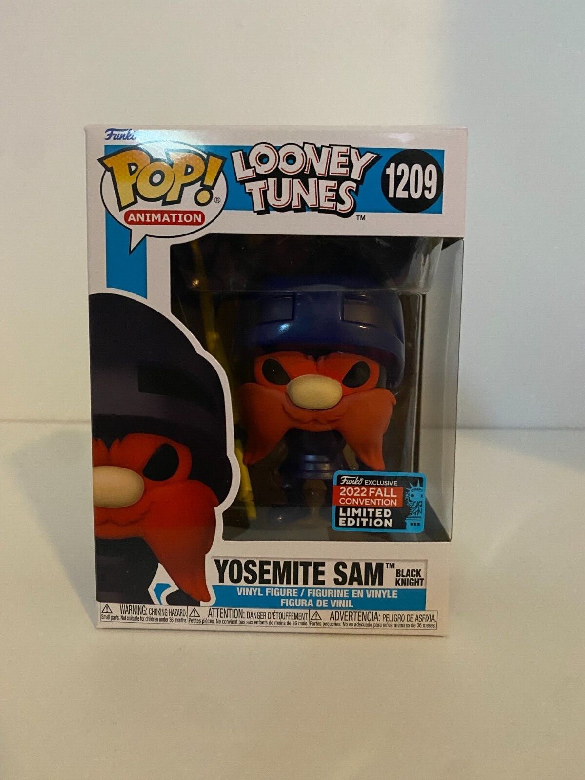 Funko Pop! Yosemite Sam Black Knight #1209 NYCC 2022 Sticker W ...