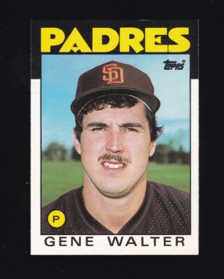 1986 Topps Traded Gene Walter #121T San Diego Padres | eBay
