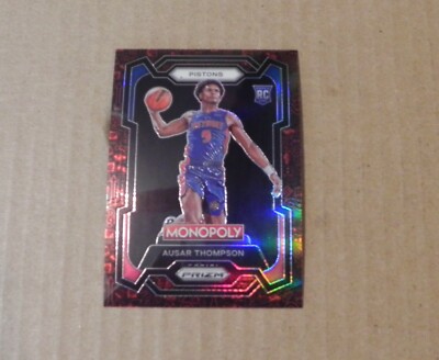 2023-24 Panini Prizm Monopoly - Symbols Red Prizm #27 Ausar Thompson ...