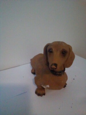 Castagna Dachshund Wiener Dog Resin Figurine Statue Vintage 1988 | eBay