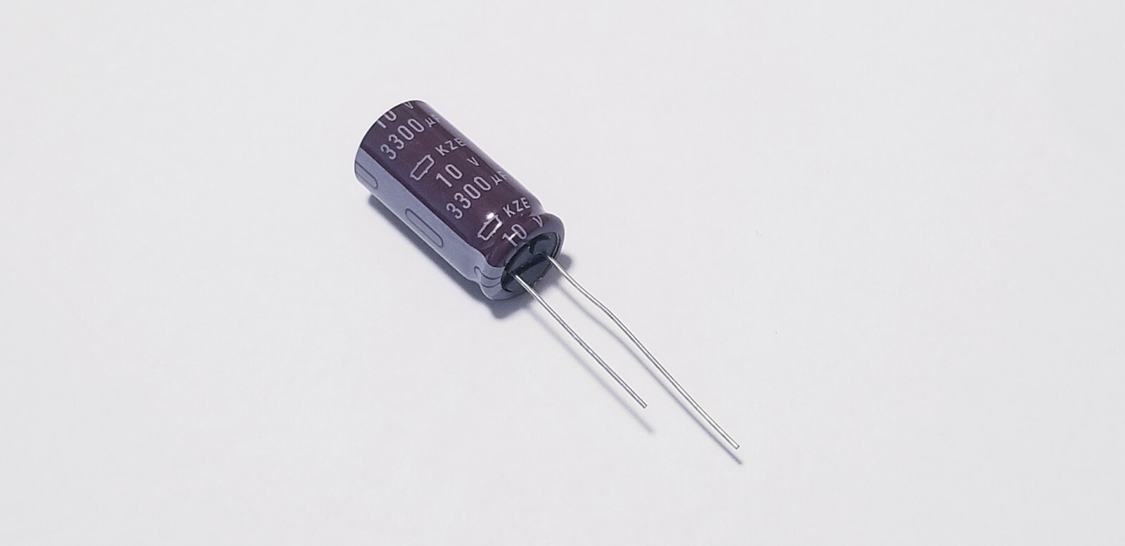 Redial Electrolytic Capacitor Nippon KZE 105C 3300Uf 10V 12.5x25 Low ...