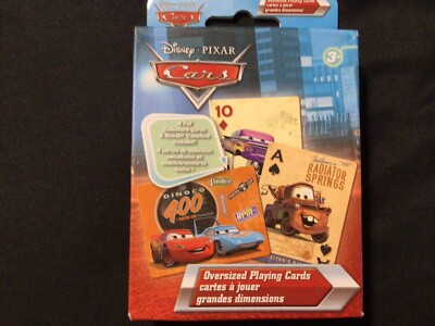 Disney Cars Oversized Playing Cards New in Package | eBay