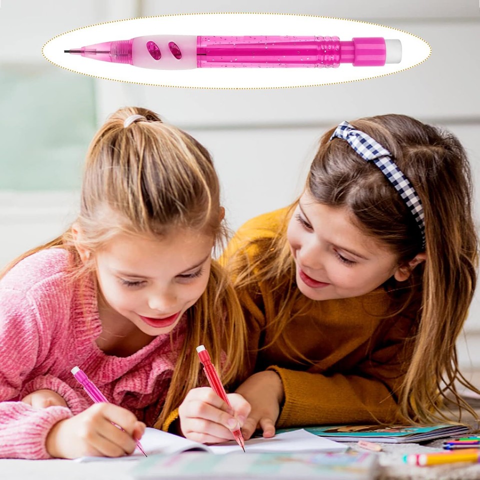 ® 12 Pcs Mini Mechanical Pencils 0.7 Mm Automatic Pencils with Erasers ...