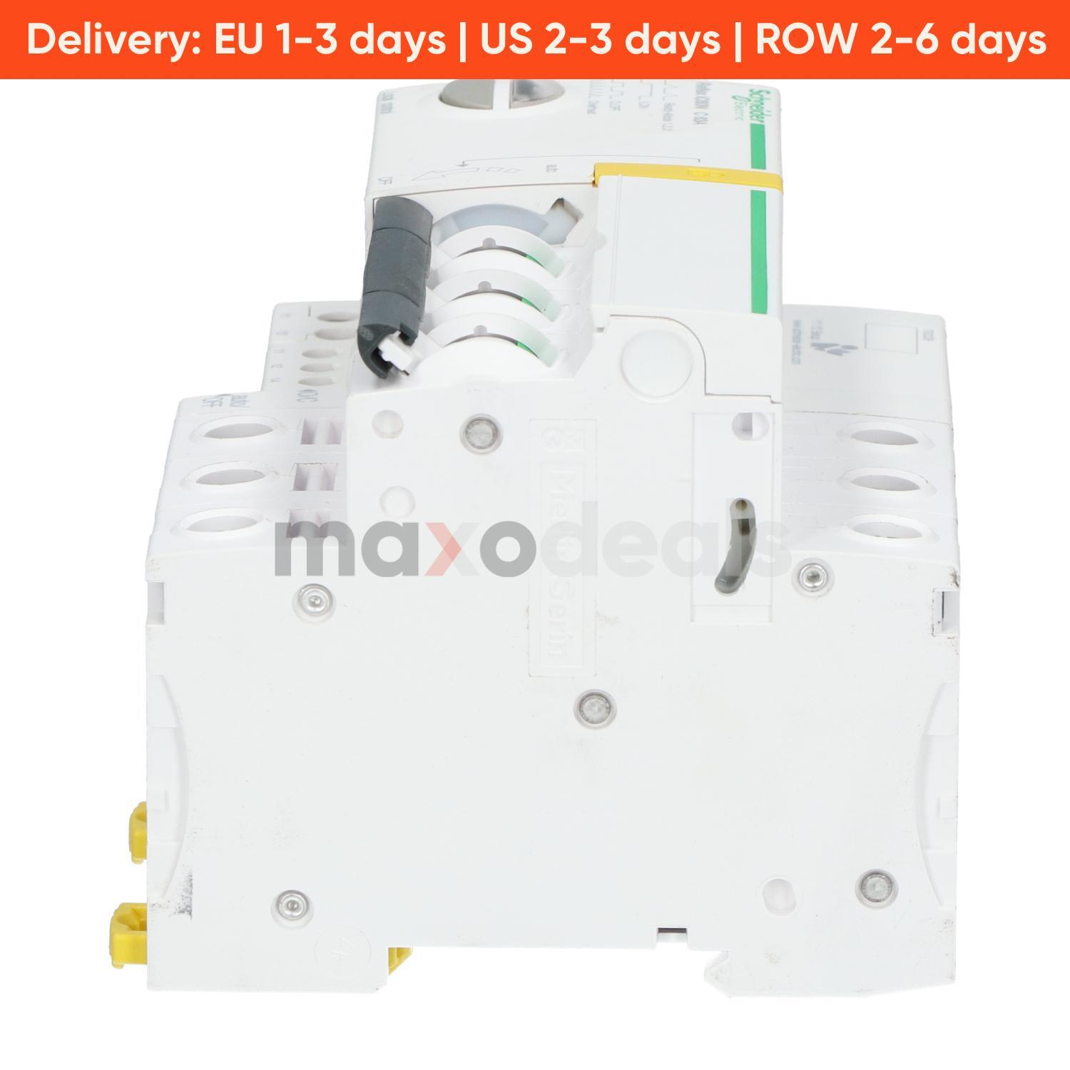 Schneider Electric A9C62363 Acti9 Reflex iC60n Ti24 3P 63A C Curve MCB ...