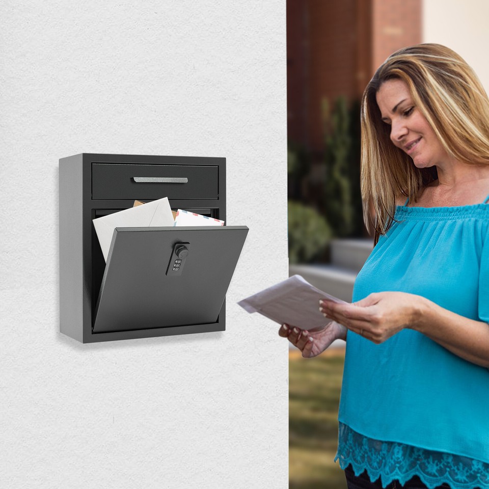 USED Mailbox, Wall-mounted Mailbox, Mailbox With Combination Lock | eBay