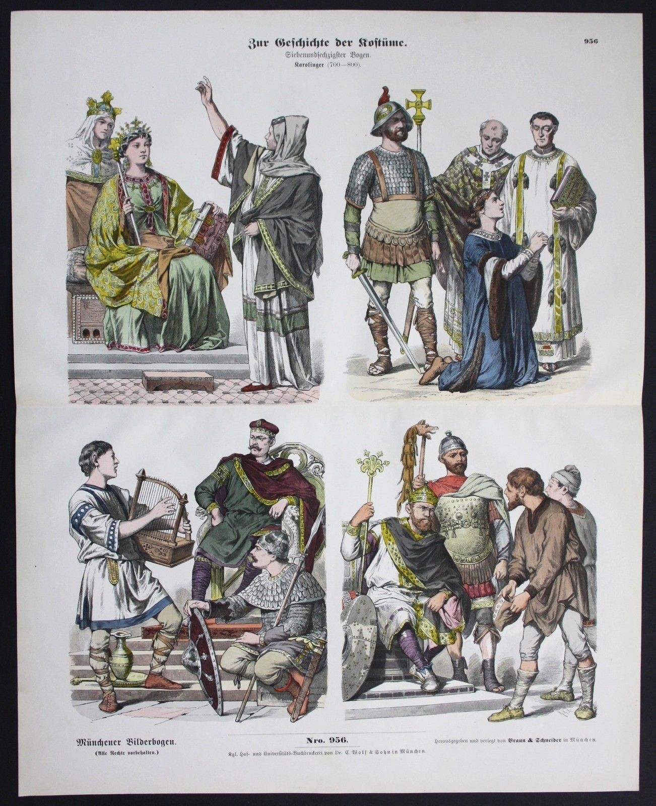 1890 Carolingian Knight Costumes Traditional Münchener Image Gallery | eBay