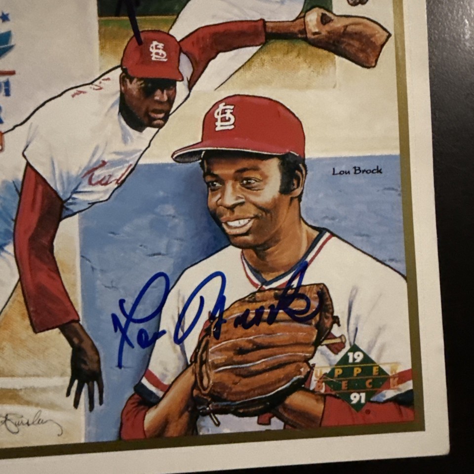 Upper Deck 1991 All Star Jackson, Brock, Gibson ,Jenkins Robinson ...