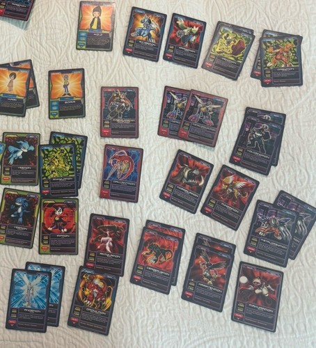 2004 Digimon CCG Lot Of 182 Cards Including Rare And Ultra Rare Foils ...