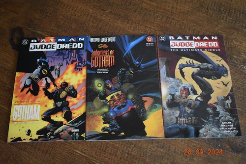 Batman, Judge Dredd lot of 3 prestige DC comics, Gotham, Ultimate ...