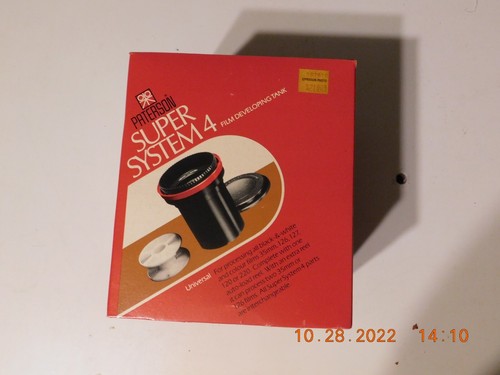 Vintage Patterson Super System 4 Film Developing Tank | eBay