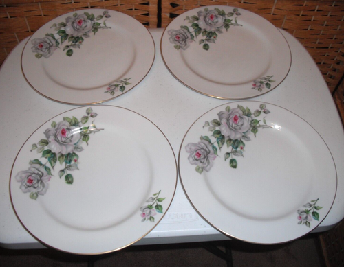 Set of 4 Vintage Craftsman China Princess 10" Dinner Plates Japan Lot ...