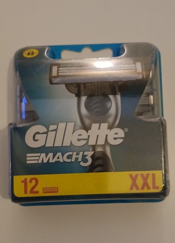 Gillette Mach 3 12 Pack XXL 100% Orginal Klingen 100% OVP 7702018515349 ...