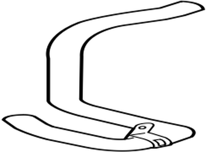 1370A190 Mitsubishi Hose, radiator, lwr 1370A190, New Genuine OEM Part ...