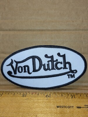 Vintage Black Von Dutch Patch - Free Shipping | eBay
