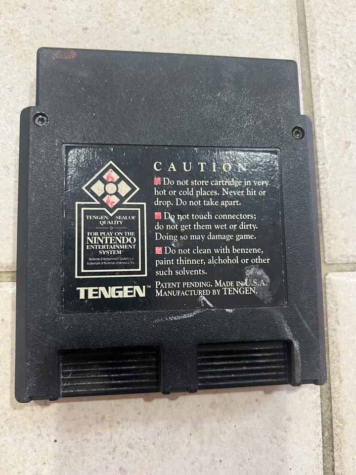 Gauntlet Tengen Black Cartridge Original NES Nintendo Game 31763011125 ...