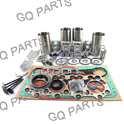 K4M for Mitsubishi Engine Rebuild Kit CAT MS040 ME40 Excavator B25 ...