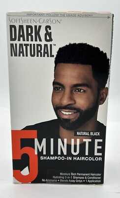 SoftSheen Carson Dark & Natural 5 Minute Shampoo-In Hair Natural Black ...