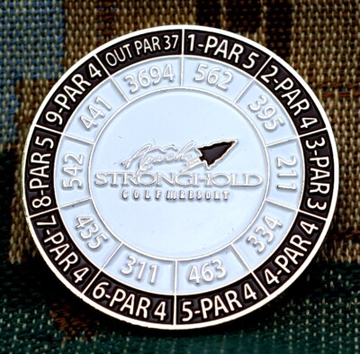 APACHE STRONGHOLD Golf Resort 1¾" Gold Plated Score Coin | eBay