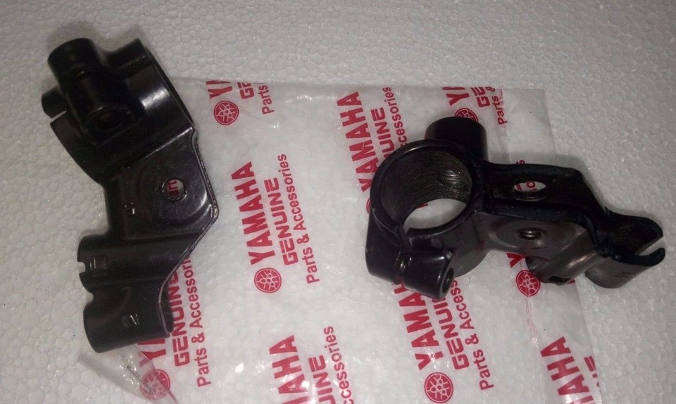 YAMAHA RX100 CLUTCH BRAKE LEVER HOLDER SET RX 100 RX135 RD250 RD125 ...