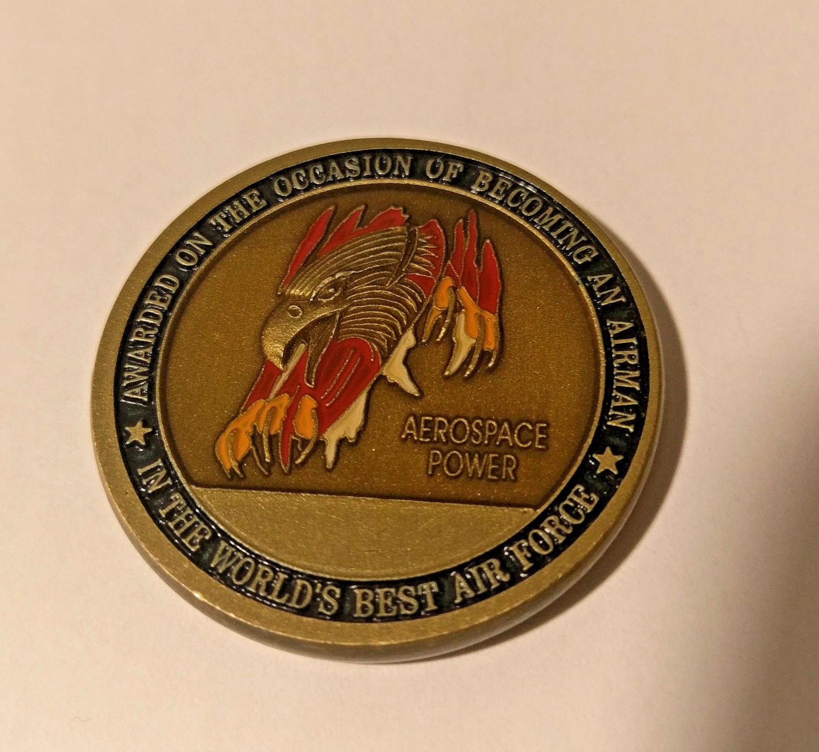 Awarded Becoming An Airman Challenge Coin 1.5 " DIA | eBay
