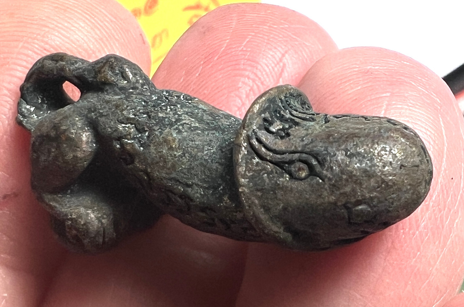 UNUSUAL OLD PALAD KHIK AMULET TALISMAN FROM WAT BANG PHRA TEMPLE ...