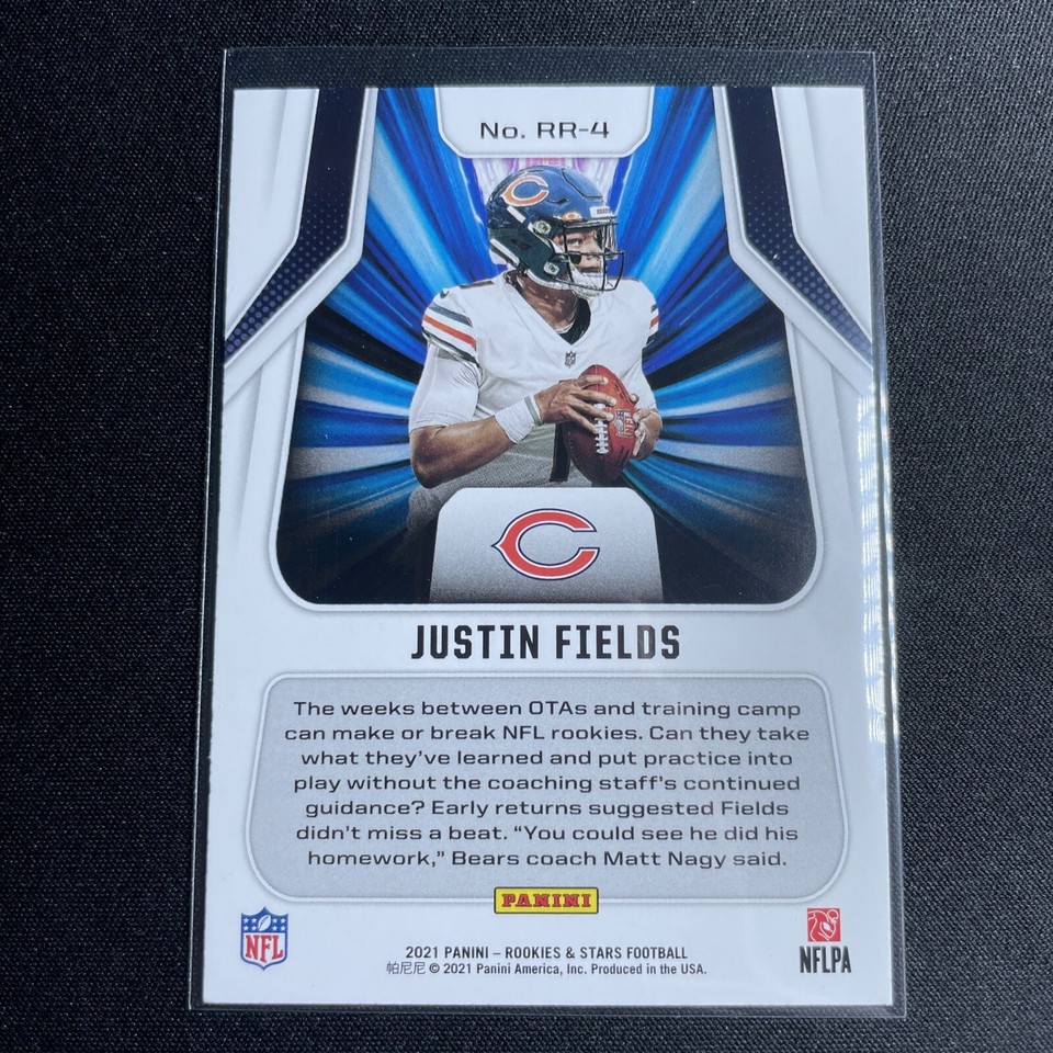 212: Justin Fields 2021 Panini Rookies & Stars Rookie Rush RC Card ...