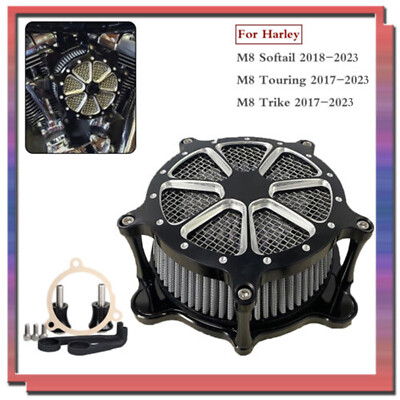 Air Cleaner Intake Filter System Kit For Harley Touring Road King Ultra ...