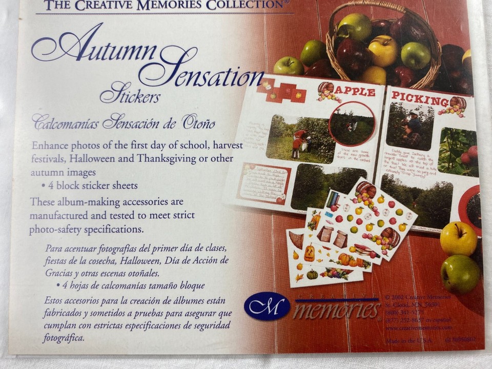 Creative Memories Sticker Pack Block Sheets VINTAGE Style YOU PICK | eBay