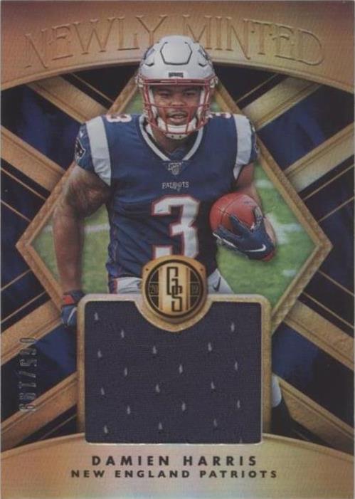 2019 Panini Gold Standard - Newly Minted Memorabilia Damien Harris #NMM ...