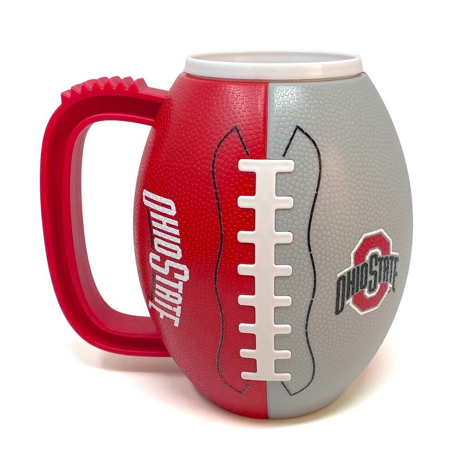 OHIO STATE BUCKEYES 3D Football Mug - Beer Coffee Cup Stein Tailgating ...