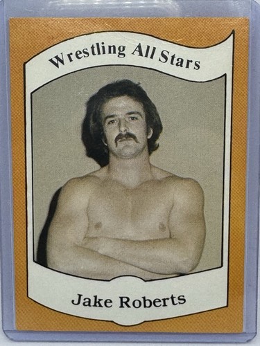 RARE 1982-83 Wrestling All-Stars #25 JAKE “The Snake” ROBERTS WRESTLING ...