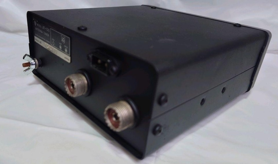 TRIO Kenwood AT-130 Antenna Tuner SWR Meter Amateur Ham Radio - Working ...