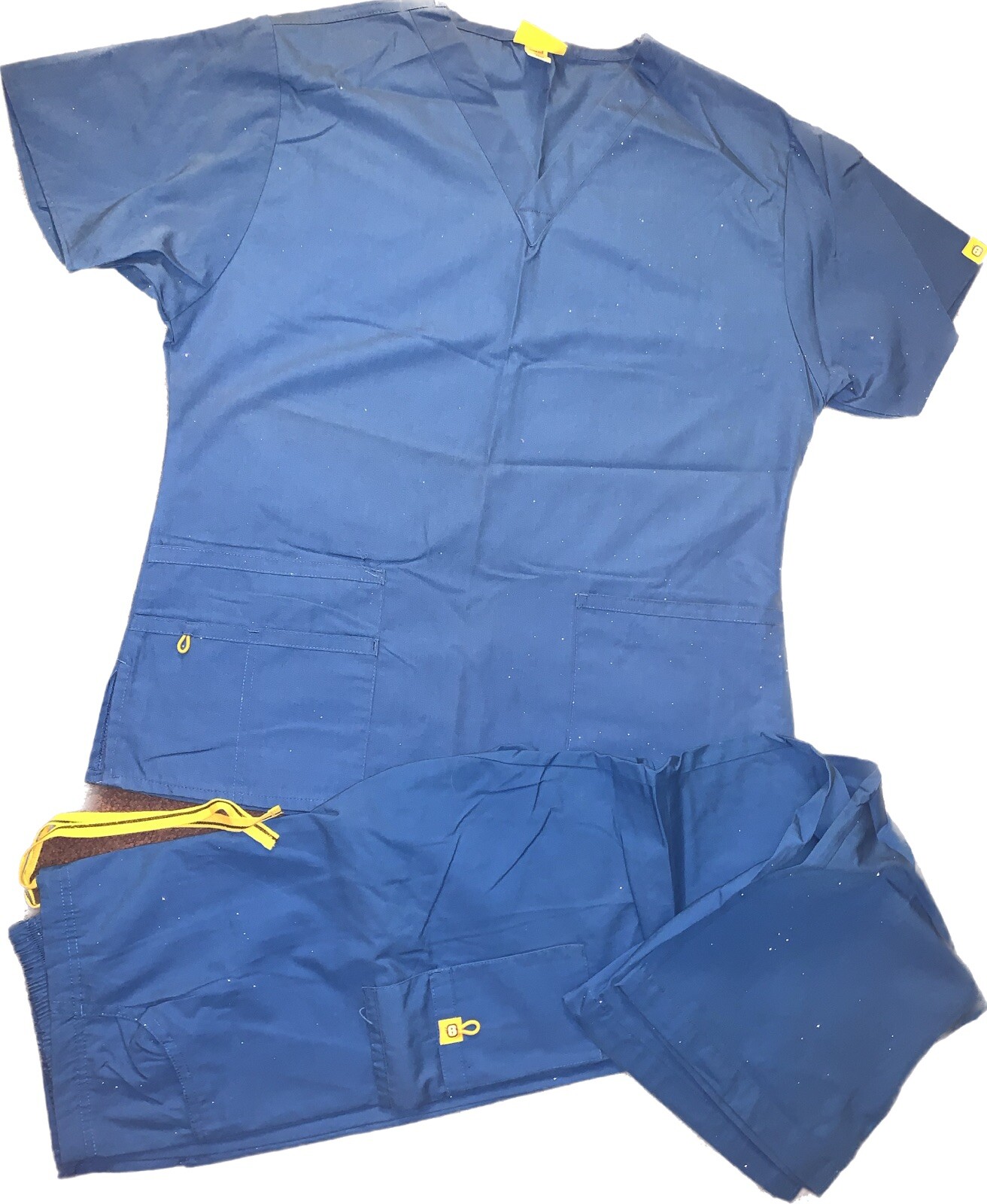Wonderwink Scrub Set Top L bottoms LT Galaxy Blue | eBay