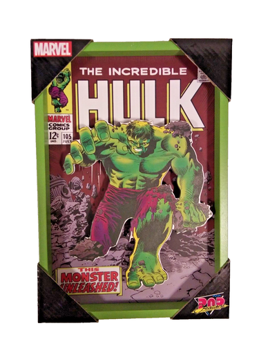 The Incredible Hulk #105 Marvel Comics Pop Creations Framed Wall Art ...