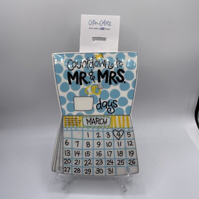 Coton Colors Attachment Big Large Charm “Countdown To Mr & Mrs” New ...